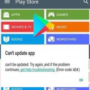 Códigos de error en Play Store y solución
