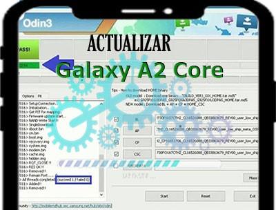 Cómo actualizar el Firmware del Samsung Galaxy A2 Core con Odin3 ⋆ ...